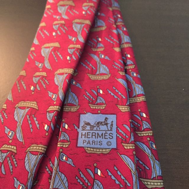 Hermes ties, Men's Fashion, Watches & Accessories, Ties on Carousell