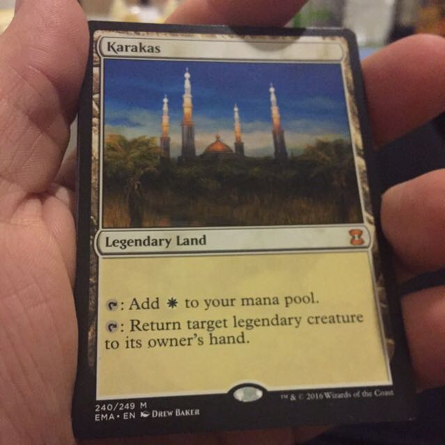 Karakas Legendary Land (Magic The Gathering), Hobbies & Toys, Toys ...