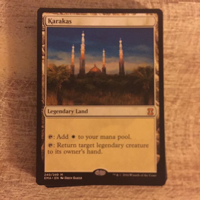 Karakas Legendary Land (Magic The Gathering), Hobbies & Toys, Toys ...