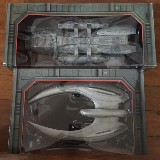 Moebius Models Battlestar Galactica Cylon Raider Viper Mark II VII Set ...