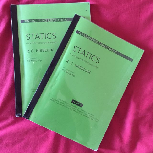 Statics (14th Edition) R.C HIBBELER (Mechanical Engineering), Hobbies ...