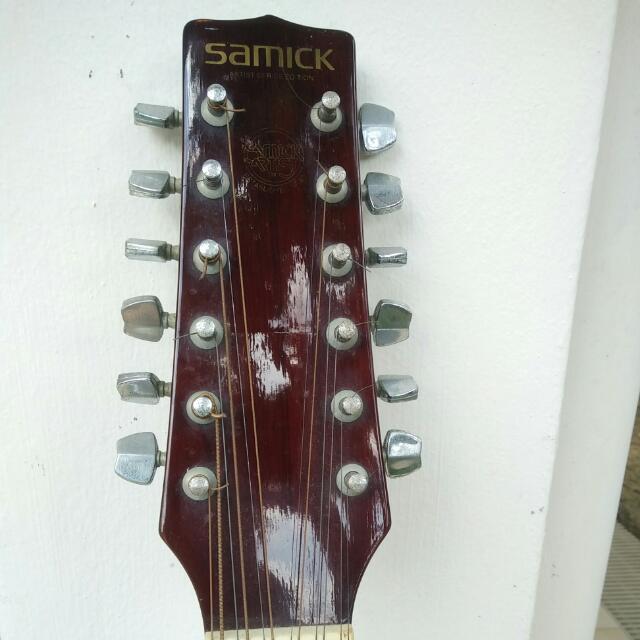 Vintage Samick 12 String Artist Series Edition Guitar, Hobbies & Toys, Music & Media, Musical ...
