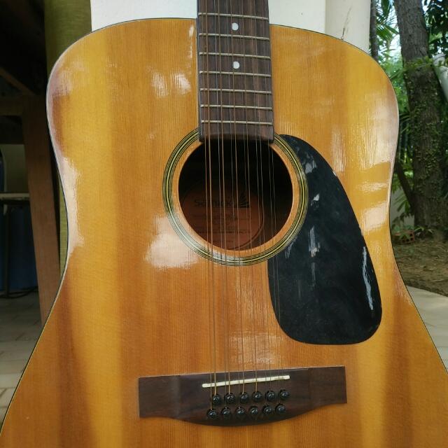 Vintage Samick 12 String Artist Series Edition Guitar, Hobbies & Toys, Music & Media, Musical ...