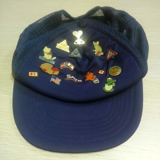 Vintage SIA Cap With Badges, Hobbies & Toys, Memorabilia & Collectibles ...