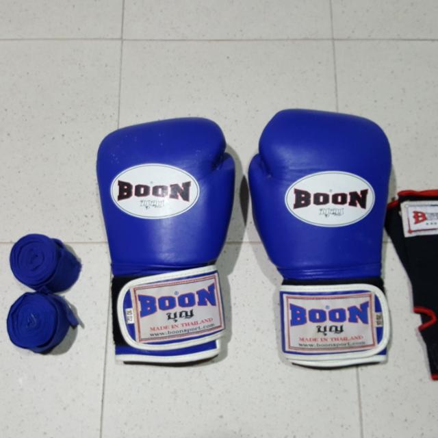Boon Muay Thai Gloves, Sports Equipment, Sports & Games, Racket & Ball ...