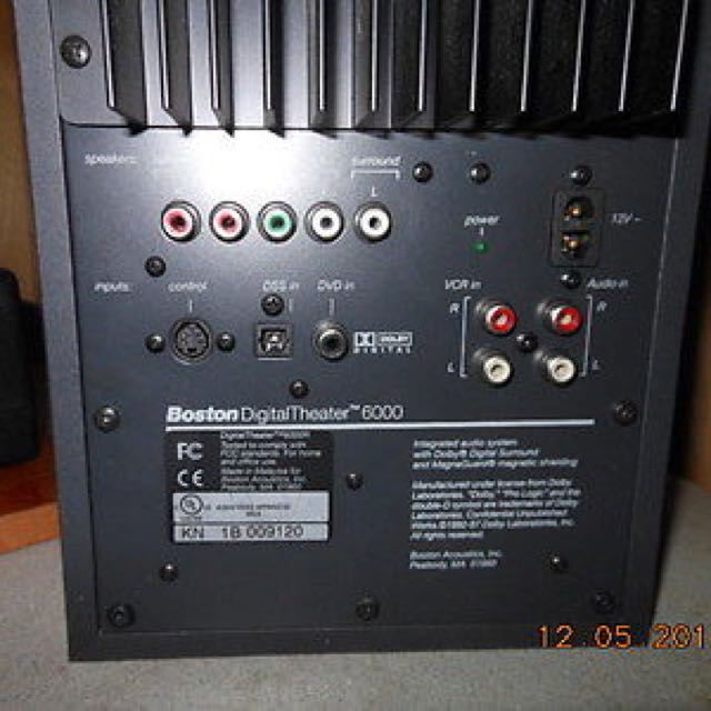 Boston Acoustic 6000 Speaker, Audio, Soundbars, Speakers & Amplifiers ...