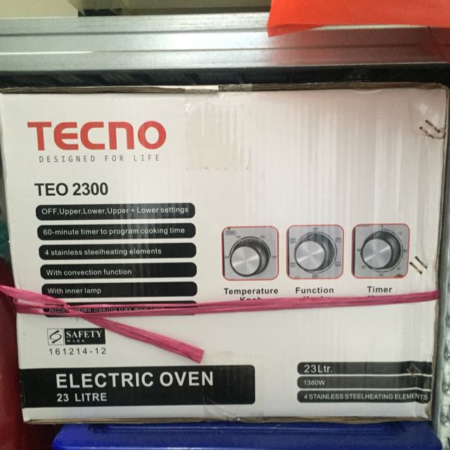 Brand New In Box Tecno Electric Oven, TV & Home Appliances, Kitchen ...