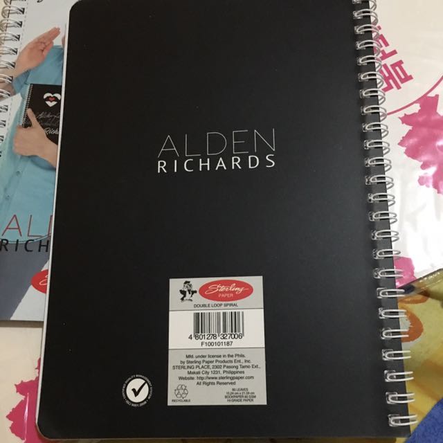 Buy 1 Take 1 - Brand New Sterling Notebook Spiral Alden Richards ...