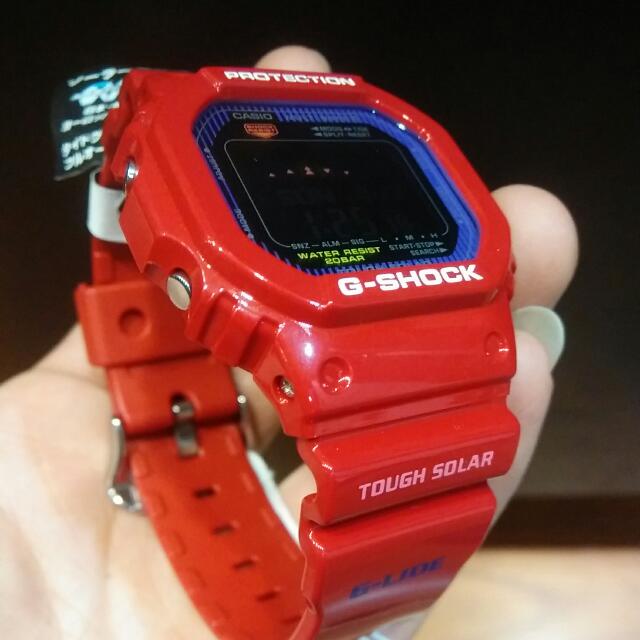 Casio G-shock GWX-5600C-4JF G-Lide Multiband6 Tough Solar Tide Graph Moon Phase Gwx5600c-4jf ...