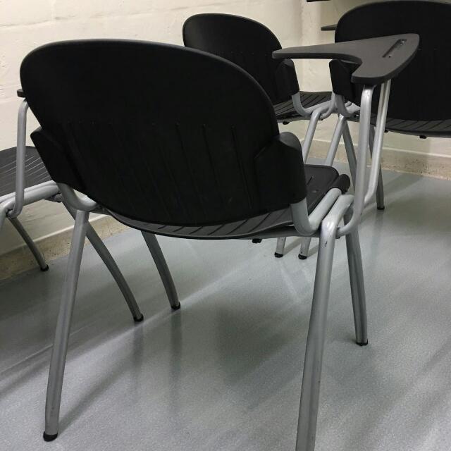 Examination Chair With attached Writing Table Top, Furniture & Home ...
