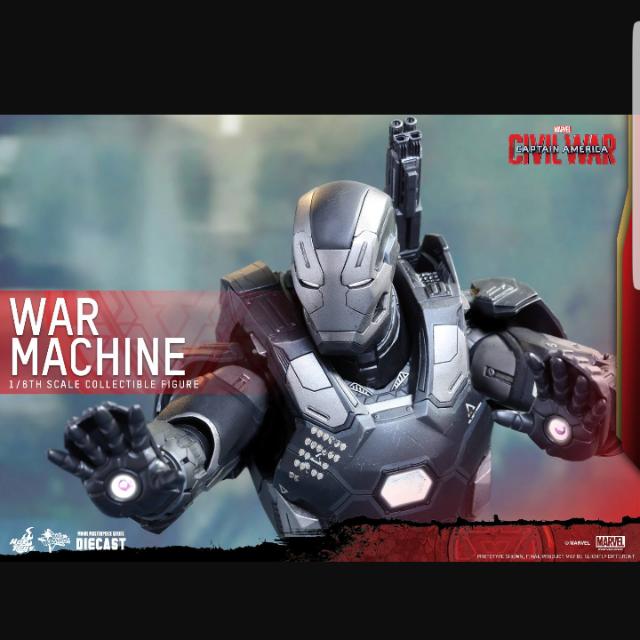Hot Toys Diecast Civil War War Machine Mark 3 MMS344 D15 Brand New ...