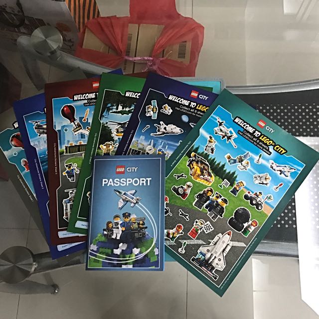 Lego Passport and Sticker Sheets, Hobbies & Toys, Toys & Games on Carousell