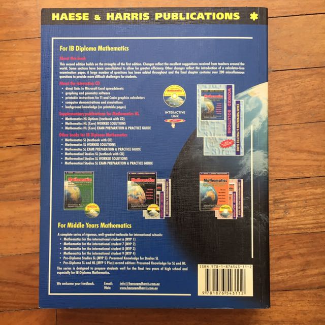 Mathematics HL (Core) Textbook for IB Diploma Programme Second Edition ...