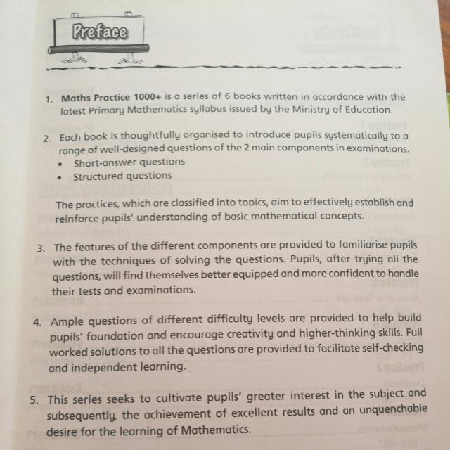 Primary 5 Math Assessment Book-Math Practice 1000, Hobbies & Toys ...