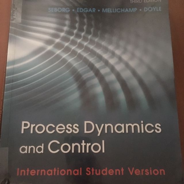 Process Dynamics And Control Nus Cn3121 Textbook, Hobbies & Toys, Books ...