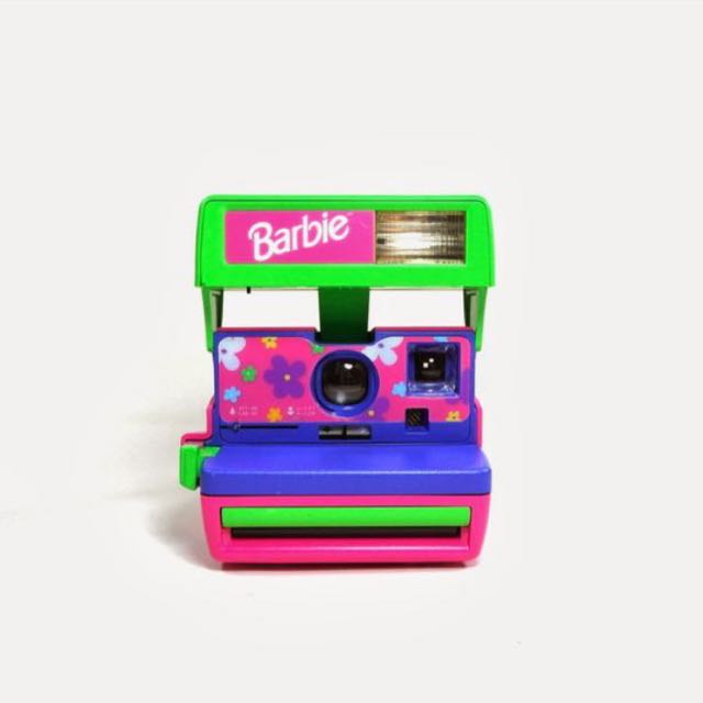Barbie Polaroid 600 Camera, Photography, Cameras on Carousell