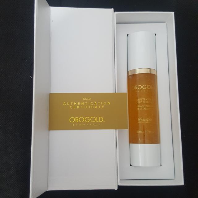 Orogold Cosmetics 24k multivitamin deep peeling, Health & Nutrition ...