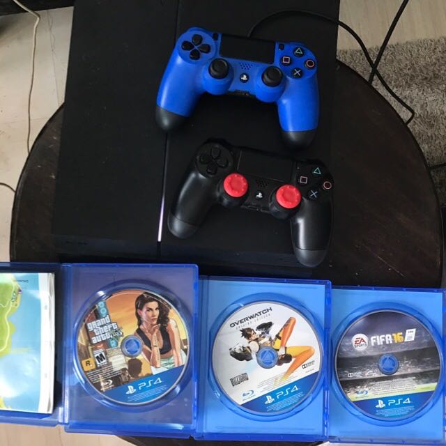 BLACK ORIGINAL PLAYSTATION 4 500GB, Video Gaming, Video Game Consoles ...