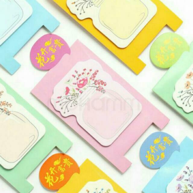 [Clearance] 50 Packs Standing Flower Post It, Hobbies & Toys ...