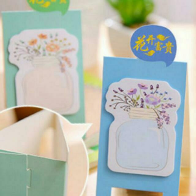 [Clearance] 50 Packs Standing Flower Post It, Hobbies & Toys ...