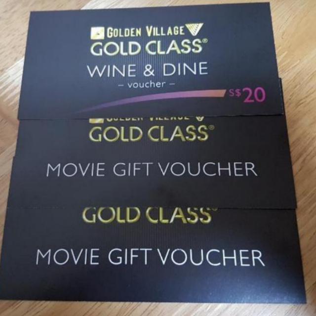 Gold Class Tickets, Tickets & Vouchers, Event Tickets on Carousell