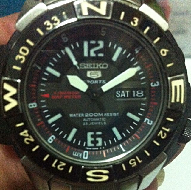 Seiko Map Meter 200m Divers Watch, Men's Fashion, Watches & Accessories ...