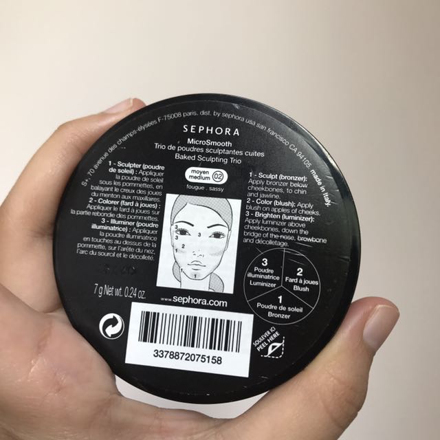 Sephora Collection Microsmooth Sculpting (Blush/Contour/Highlight ...