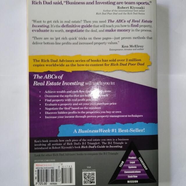 The Abcs Of Real Estate Investing Ken Mcelroy, Hobbies & Toys, Books ...