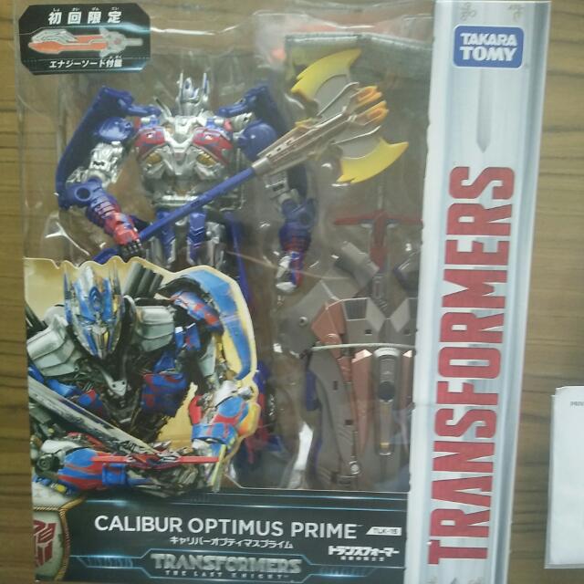 Transformers The Last Knight Calibur Optimus Prime With Limited edition ...