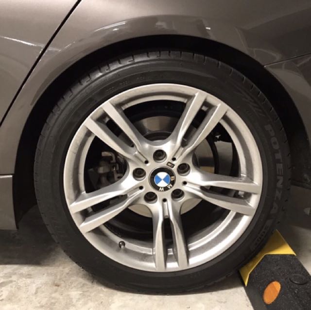 BMW M Sport 400M Rims with Bridgestone Potenza 001 RFT, Car Accessories ...