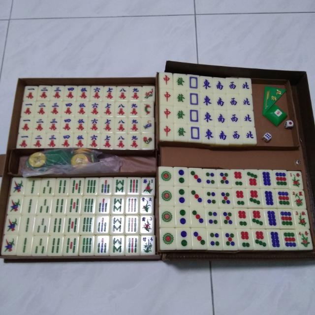 Mahjong Set A1 size, Hobbies & Toys, Toys & Games on Carousell