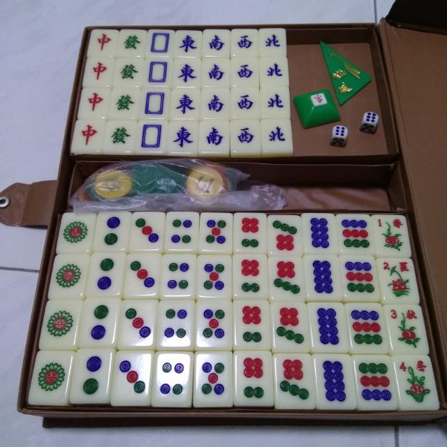 Mahjong Set A1 size, Hobbies & Toys, Toys & Games on Carousell