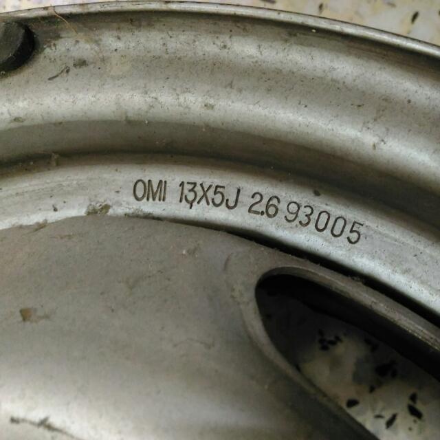 *PRICE REDUCTION* Proton Iswara 13 Inch Steel Rim, Auto Accessories on ...