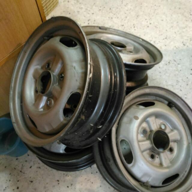 *PRICE REDUCTION* Proton Iswara 13 Inch Steel Rim, Auto Accessories on ...