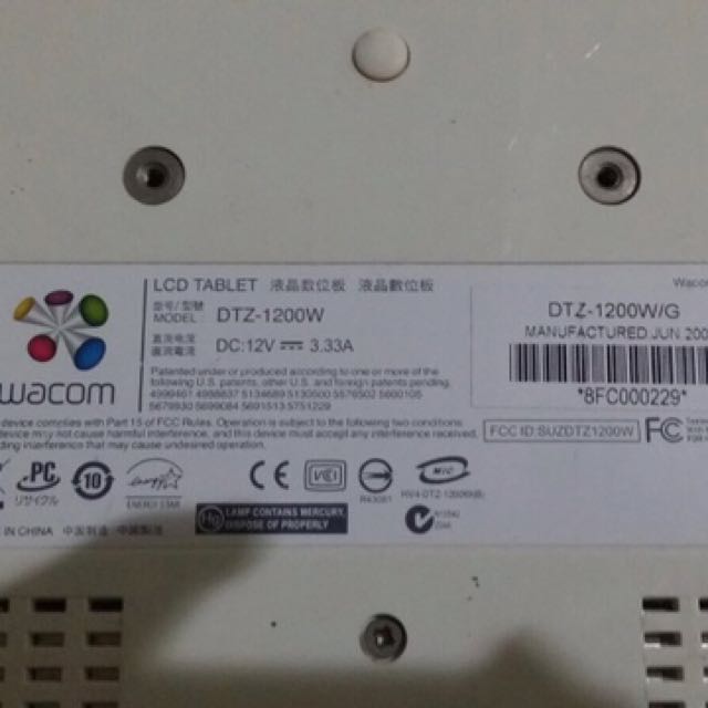 Wacom Cintiq 12WX 12-Inch Pen Display, Electronics, Computer Parts ...