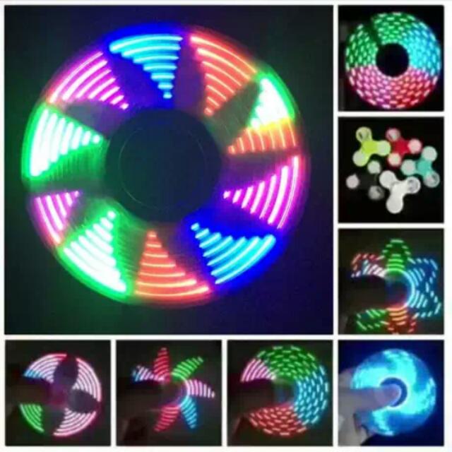 PO: LED Light Effects Fidget Spinner (Many Light Combos!), Bulletin ...