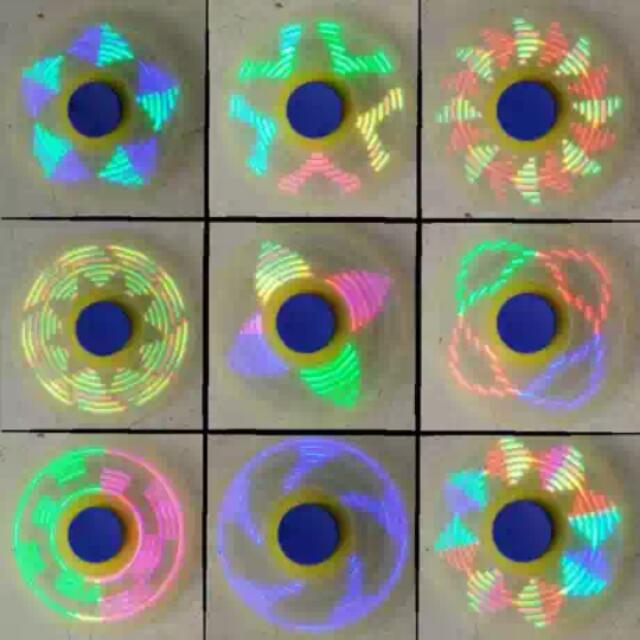 PO: LED Light Effects Fidget Spinner (Many Light Combos!), Bulletin ...