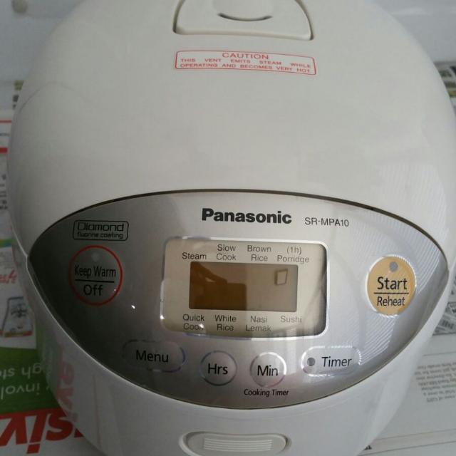 Panasonic Electronic Rice Cooker/Warmer, TV & Home Appliances, Kitchen ...