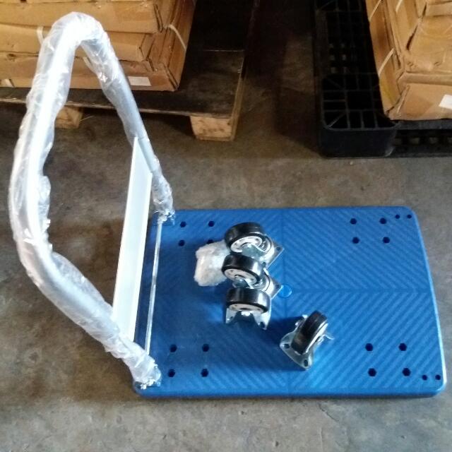 PVC Hand Truck Trolley 150kg, Looking For on Carousell