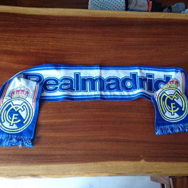 Official Real Madrid Scarf, Sports Equipment, Exercise & Fitness ...