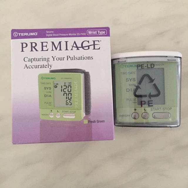 Terumo Digital Blood Pressure Monitor ES-P400, Health & Nutrition ...