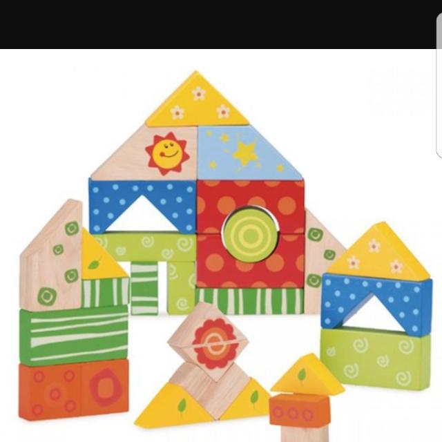 Wooden Brick Blocks - Wonder World, Hobbies & Toys, Toys & Games on ...