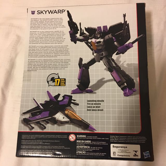 (BNIB) Skywarp Transformers Action Figure, Hobbies & Toys, Toys & Games ...