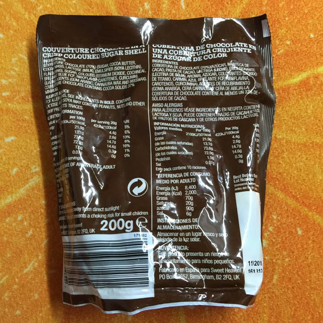 Choccers Milk Chocolate Imported From UK 200g Pack, Food & Drinks ...