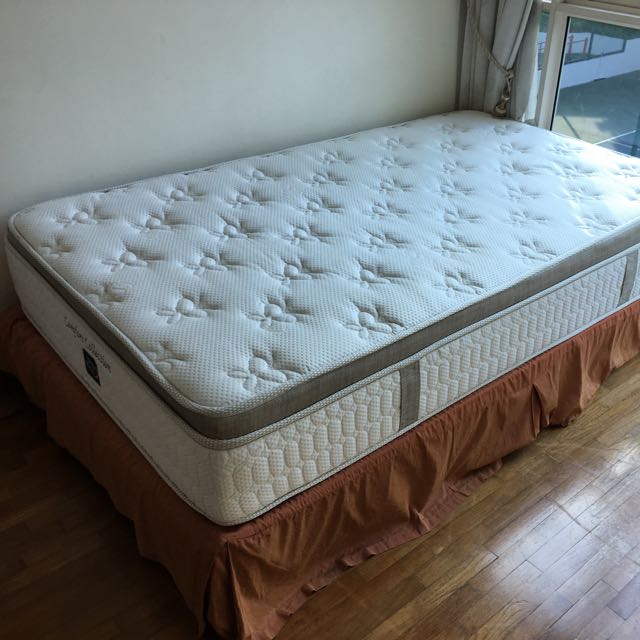Custom Size Bed Frame On Wheels with Mattress, Furniture & Home Living ...