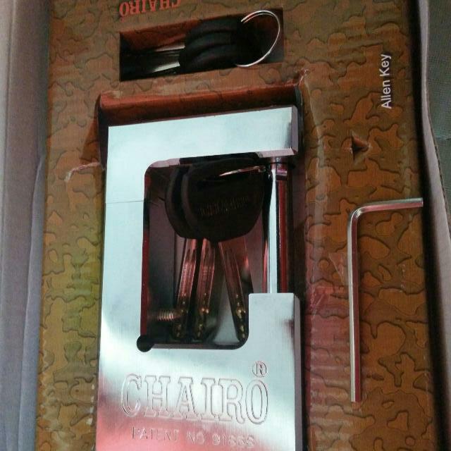 HDB Gate Lock Chairo 118, Furniture & Home Living, Furniture, Other ...