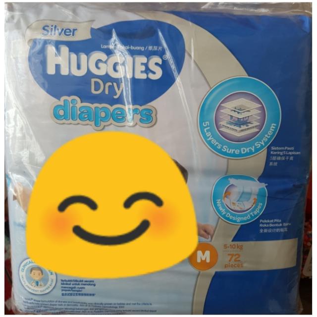 Huggies Dry Diapers Silver, Babies & Kids, Babies & Kids Fashion on ...