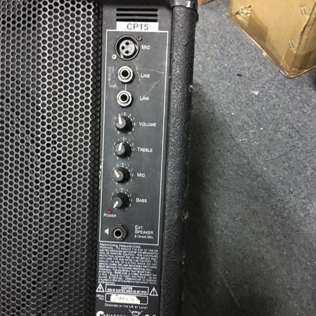 Laney CP-15 Powered Wedge Monitor Speaker, Computers & Tech, Parts ...