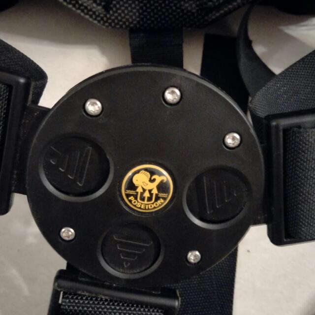Poseidon Platform Backplate BCD Uncut Harness.. Three Way Buckle. Dive ...