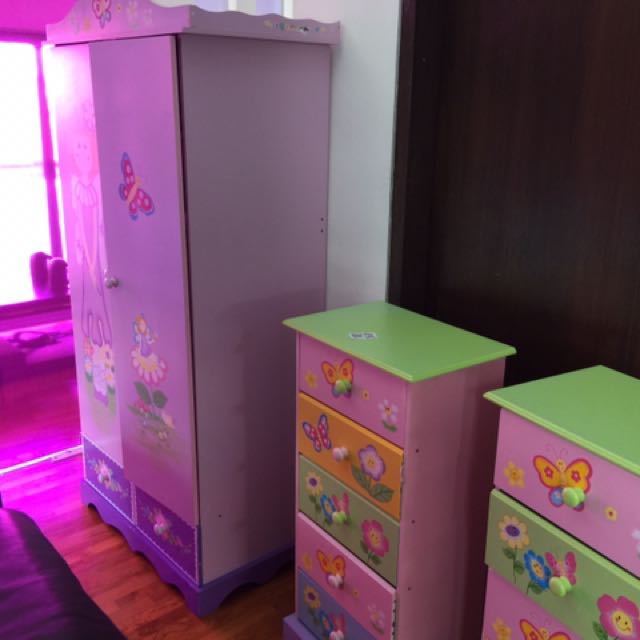 Princess Cupboard And 2 Drawers Set Furniture For girls, Furniture ...